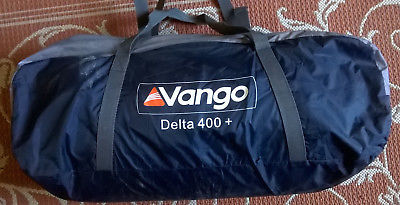 Vango Delta 400+ 4 Man Person Tent. Camping, Festivals, Touring. Excellent