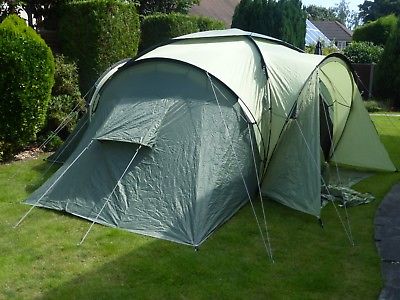 Sierra 6 Man 3 Bedroom Tent Good Condition