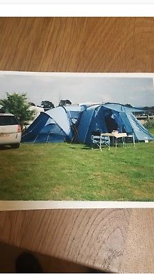 8-man Blue Tent, Vango Verona 8dlx, Great Condition.