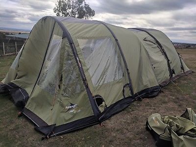 Vango Airbeam Kinetic 600 6 Man / Person Tent With Extension Canopy ...