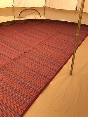 5m Bell Tent Mat – Multi Colour Recycled Plastic Rug (waterproof ...