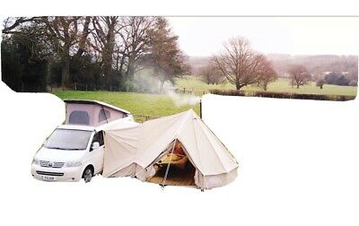 Camper Van Drive Away Awning Bell Tent With Log Burner