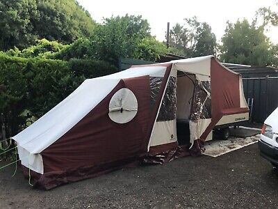 Vintage Combi Camp Cc Star 4 Man Trailer Tent