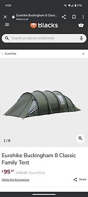 Eurohike Buckingham Classic 8 Man Tent
